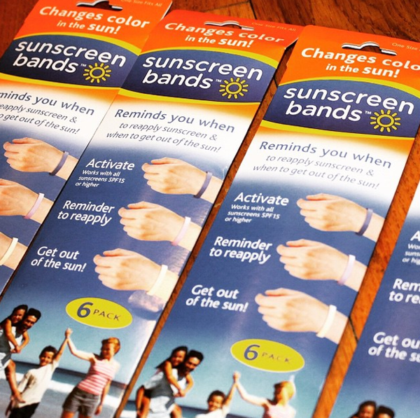 Sunburn Alert UV Wristbands | Momma's Bacon